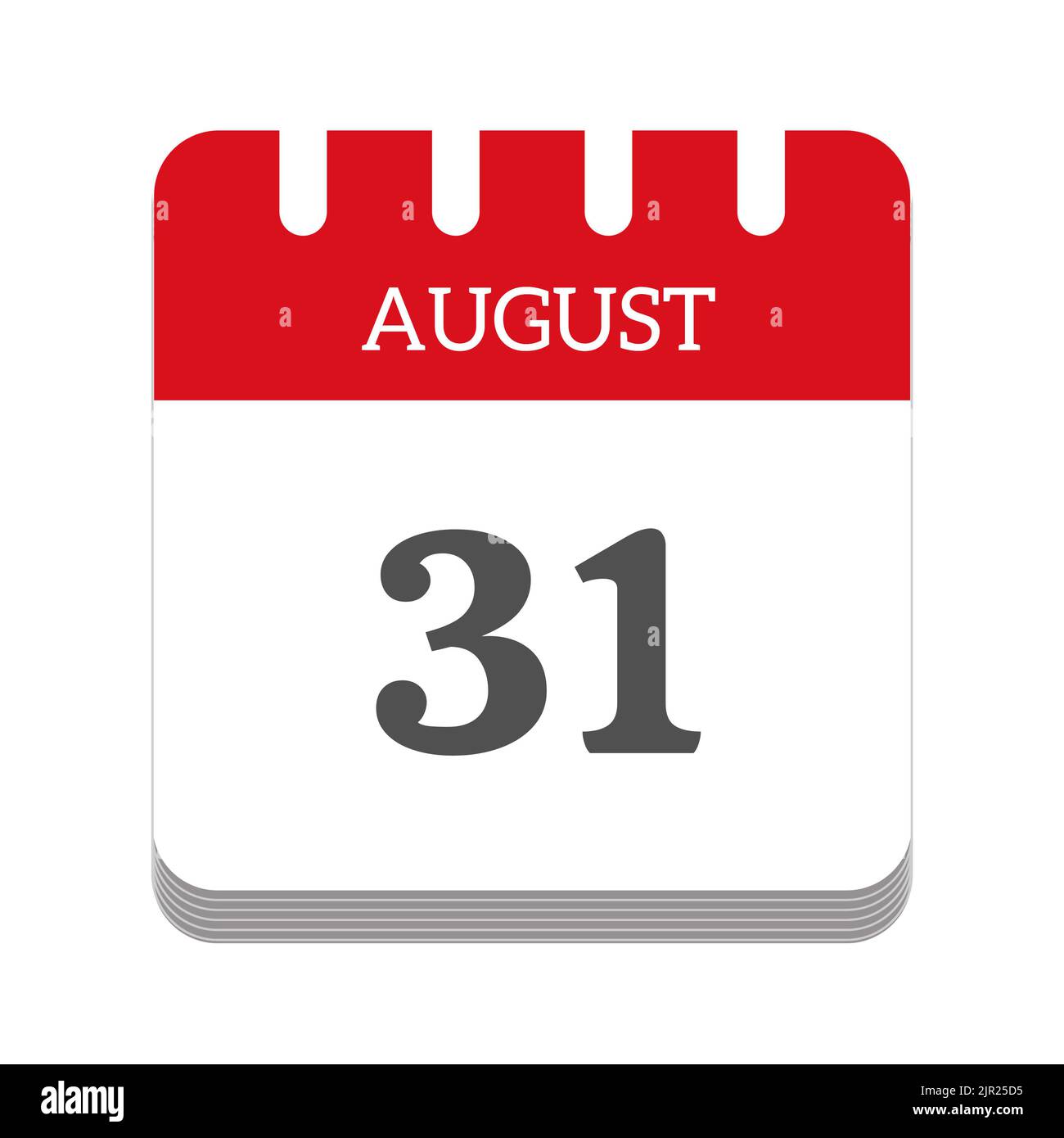 31 august icon Cut Out Stock Images & Pictures - Alamy