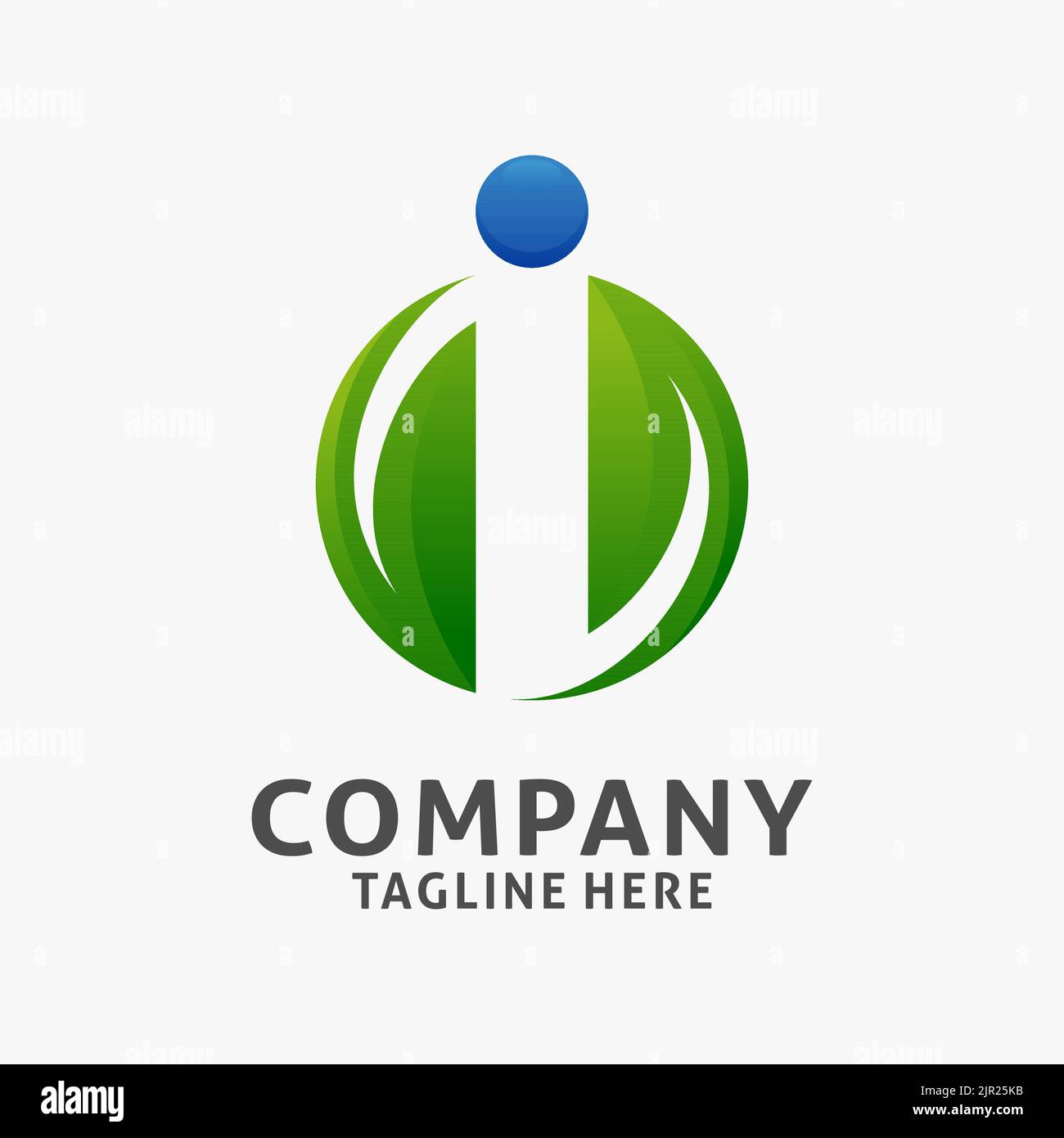 Letter i leaf logo design Stock Vector Image & Art - Alamy