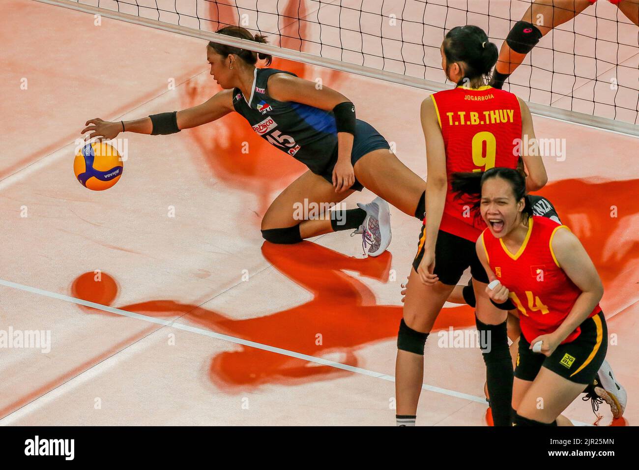 Pasig City, Philippines. 21st Aug, 2022. The Philippines' Kyle Negrito ...