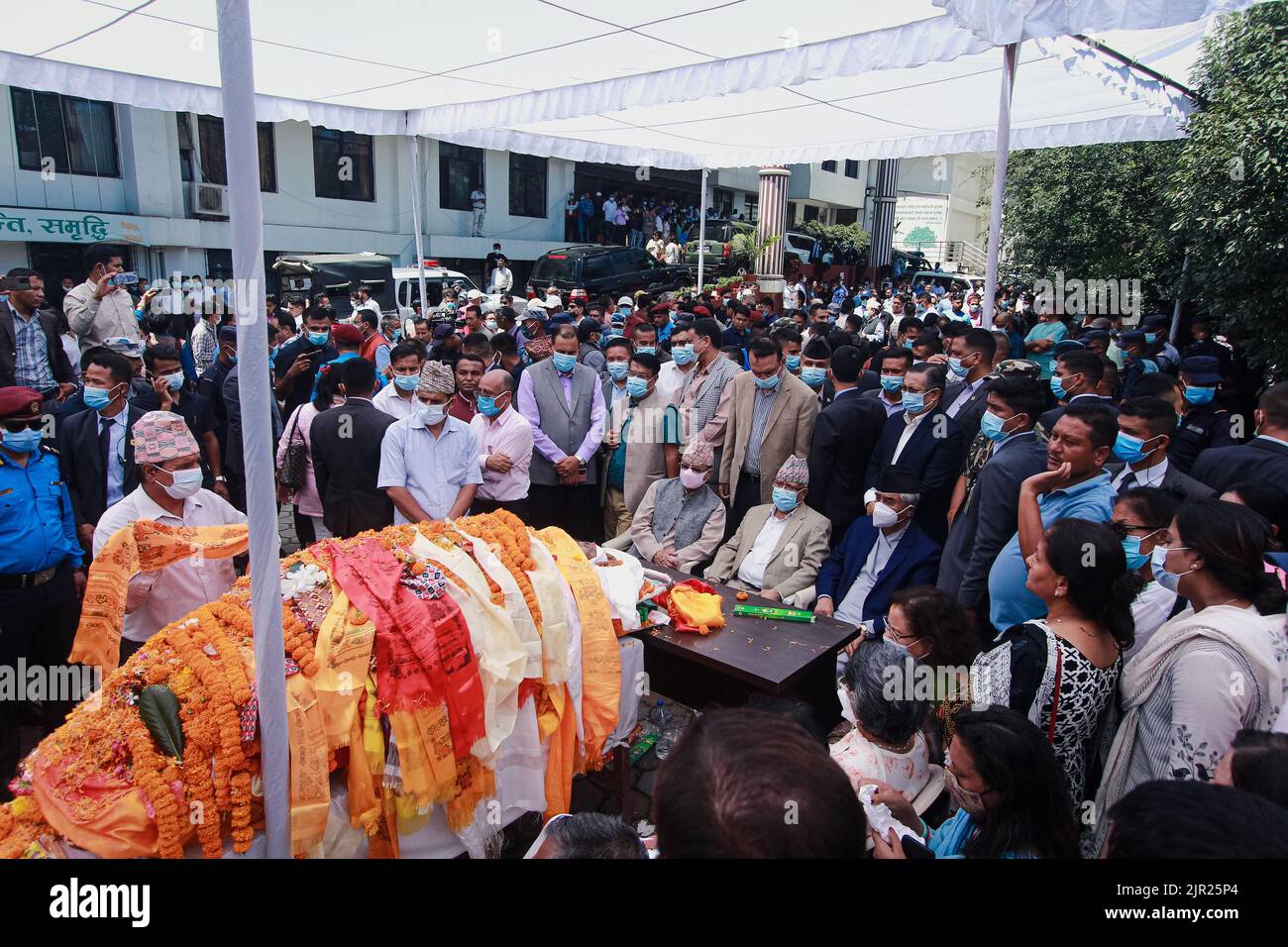 Kathmandu, Bagmati, Nepal. 21st Aug, 2022. Various political leaders ...