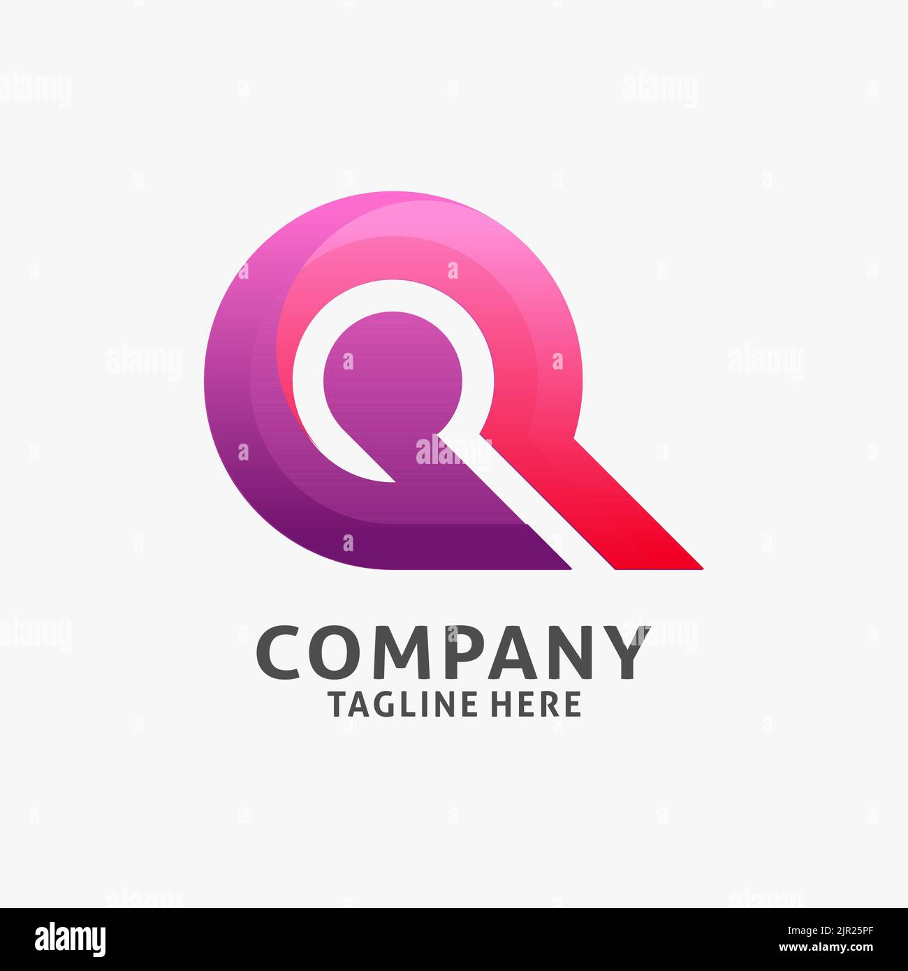 Letter Q unique logo design Stock Vector Image & Art - Alamy