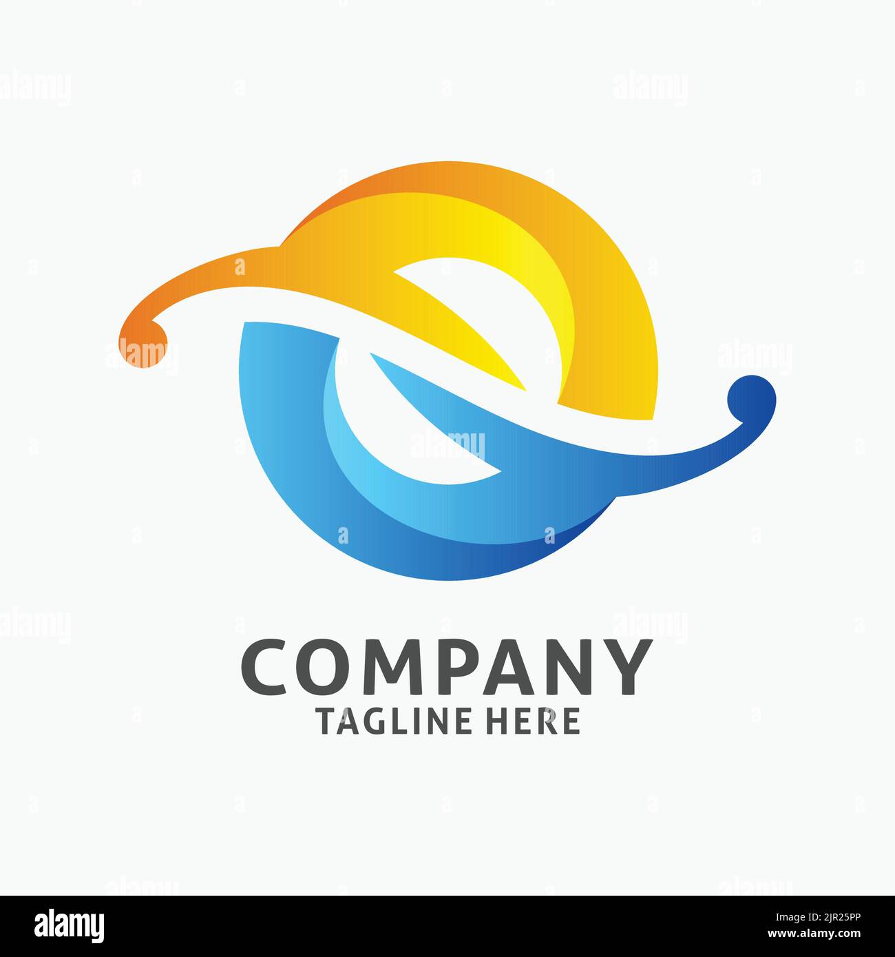 Letter O flow logo design. circle logo inspiration Stock Vector Image ...