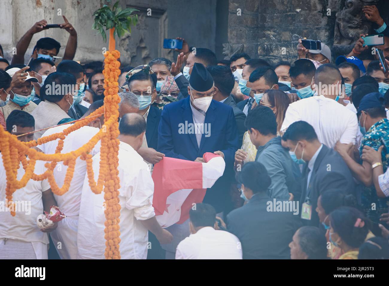 Kathmandu, Bagmati, Nepal. 21st Aug, 2022. Prime Minister and Nepali ...