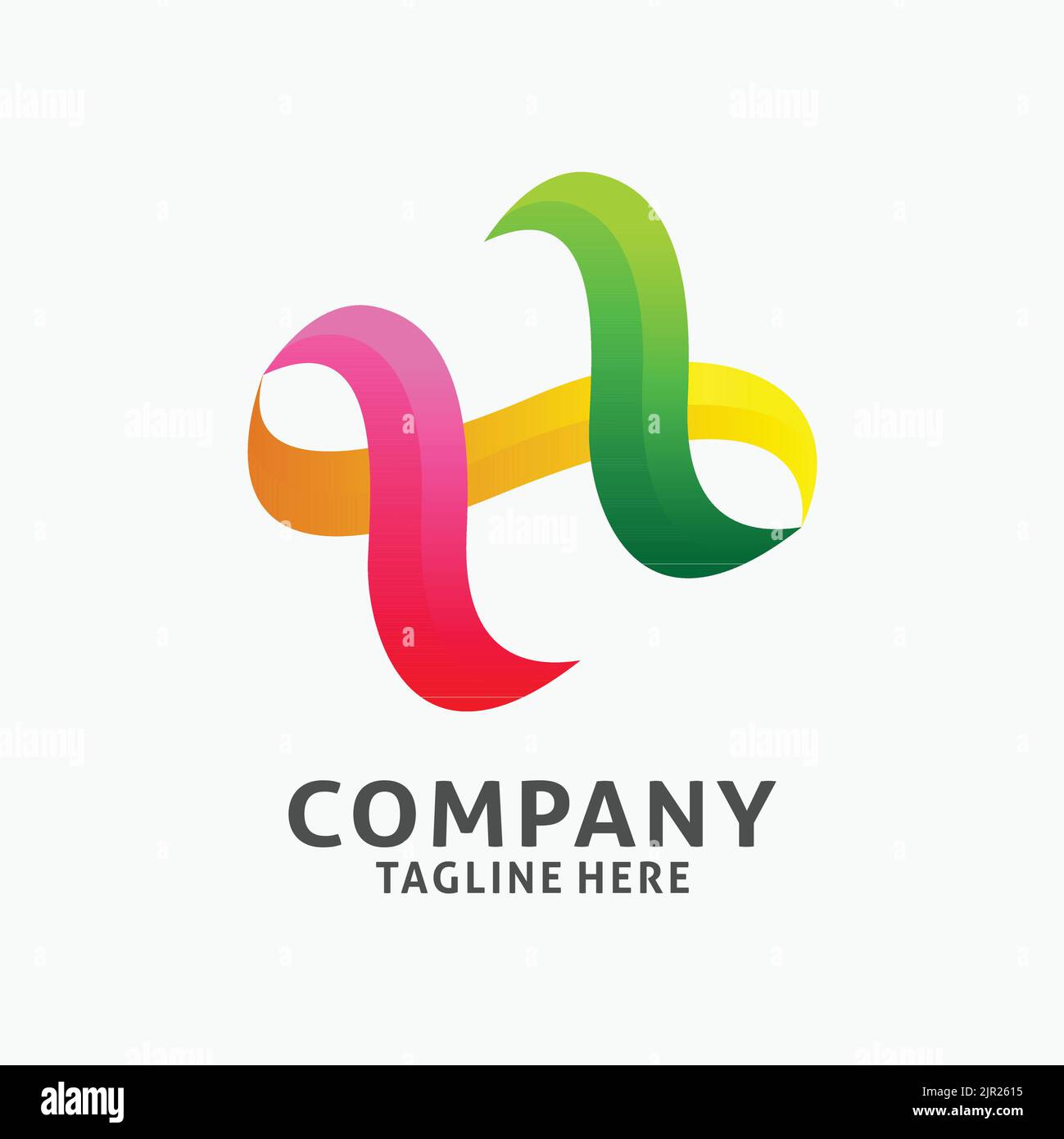 Letter H flow logo design Stock Vector Image & Art - Alamy