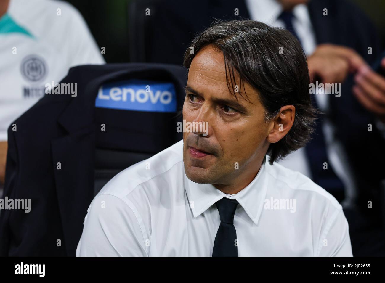 Simone Inzaghi Head Coach of FC Internazionale looks on during the ...