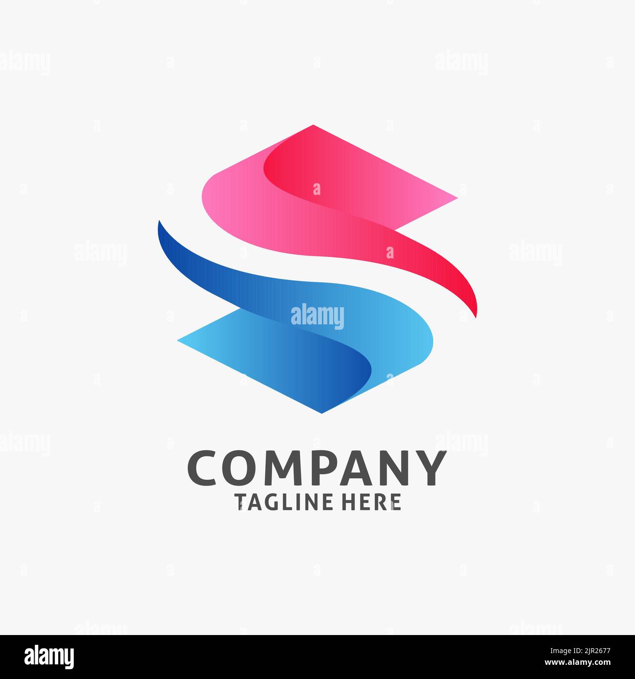 Letter S slice logo design Stock Vector Image & Art - Alamy