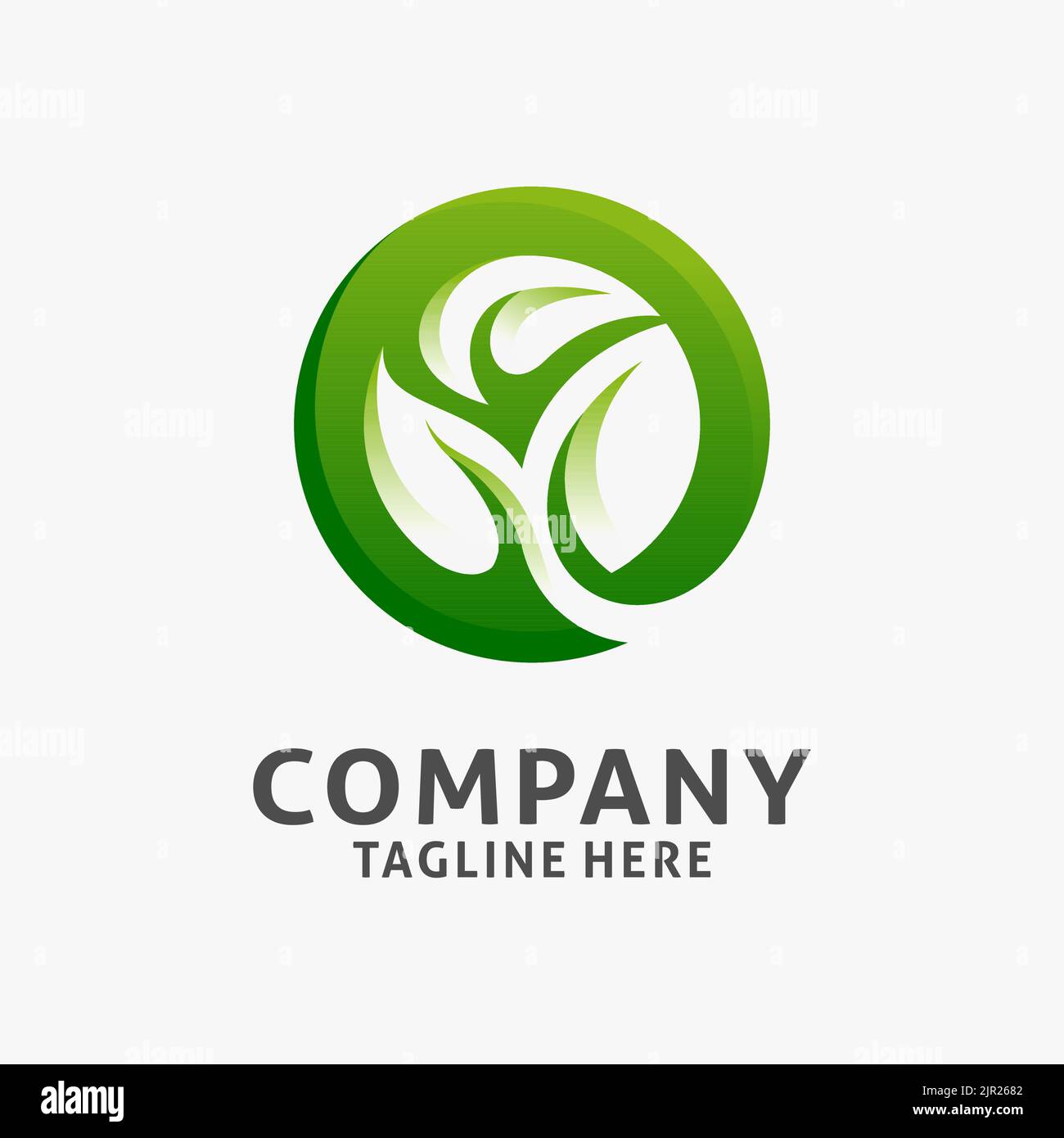 Rounded tree logo hi-res stock photography and images - Alamy