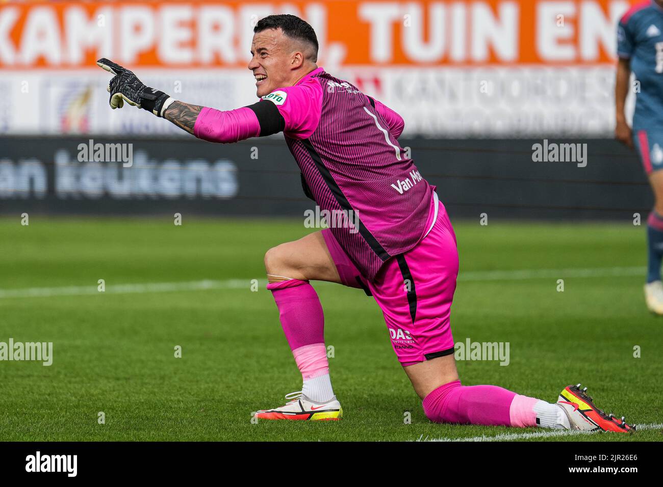 Waalwijk - RKC Waalwijk keeper Etienne Vaessen during the match between ...