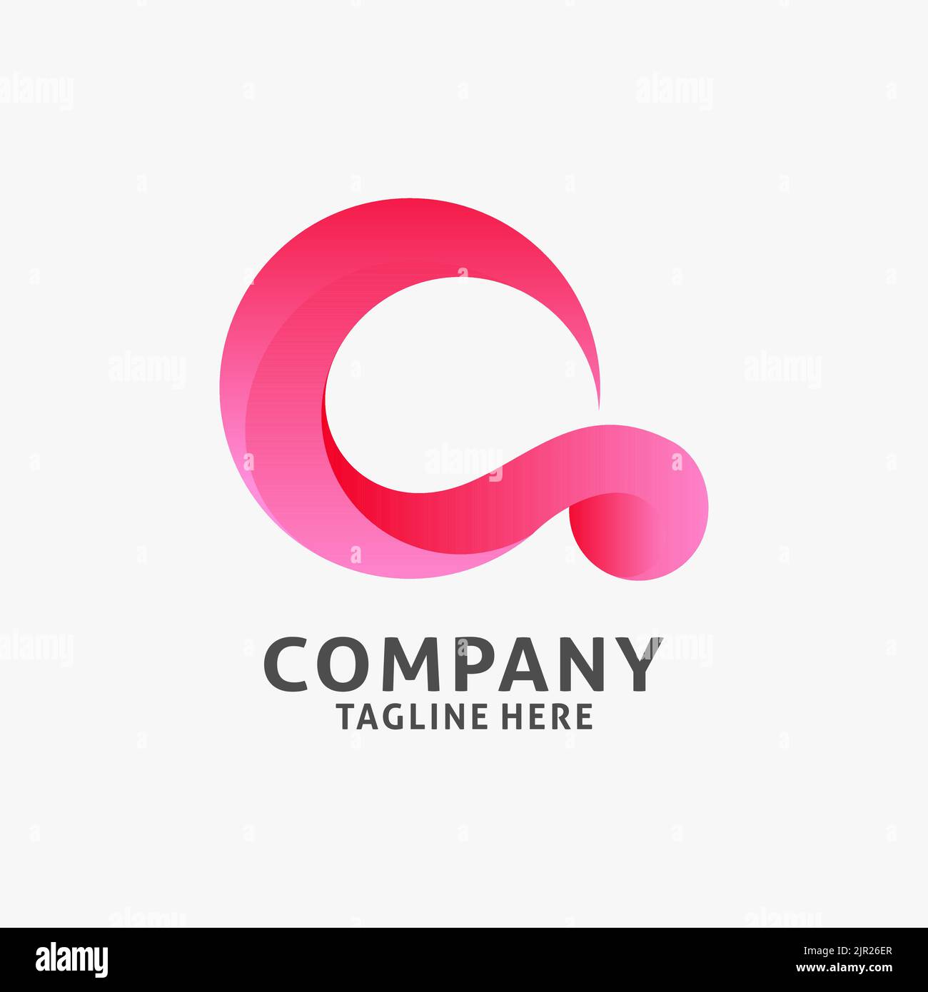 Letter Q unique logo design Stock Vector Image & Art - Alamy