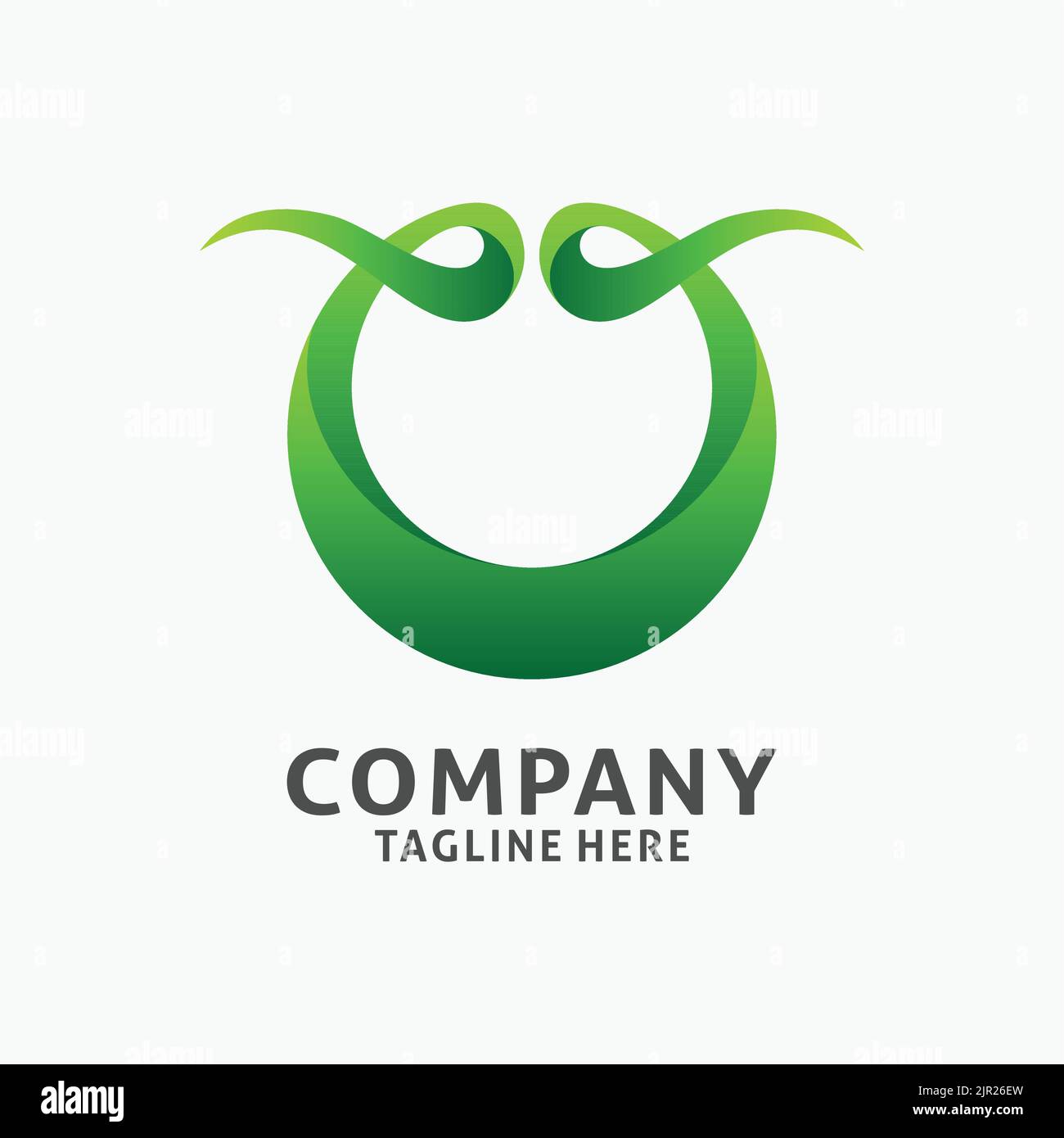 Letter O curly logo design. circle logo inspiration Stock Vector Image ...