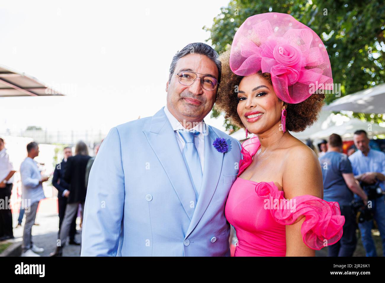 Langenhagen, Germany. 21st Aug, 2022. Music producer and DJ Mousse T ...