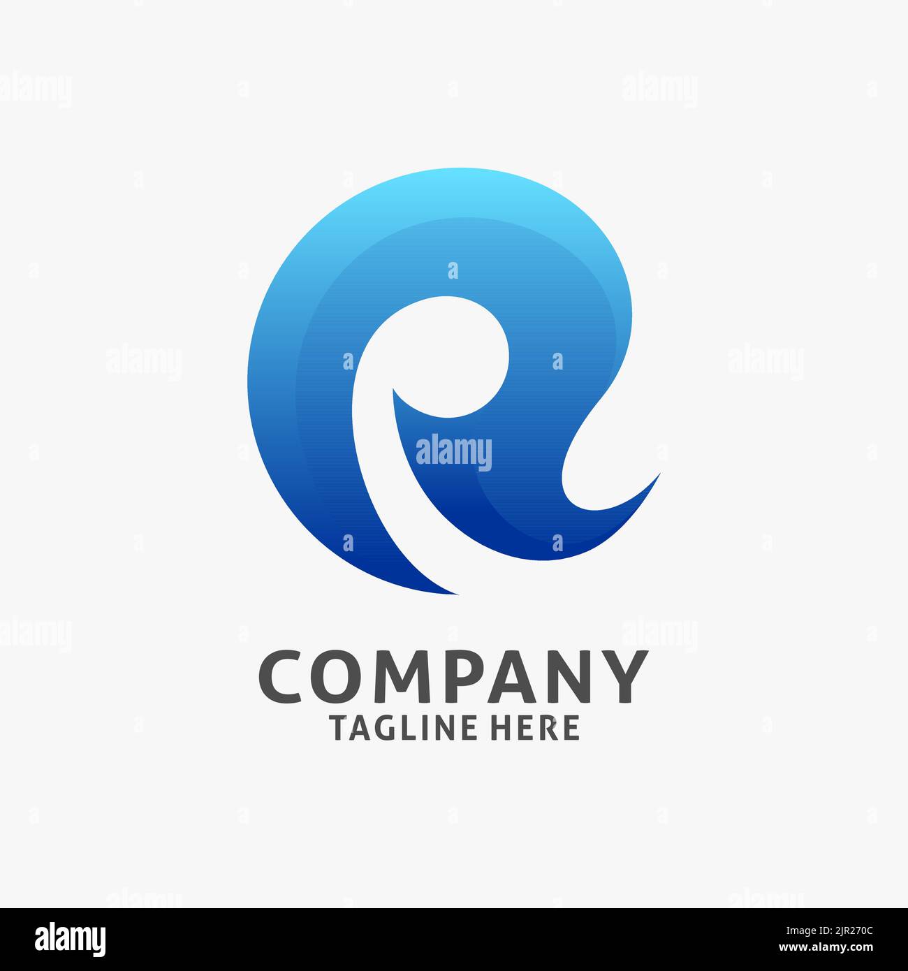 Letter R abstract logo design Stock Vector Image & Art - Alamy