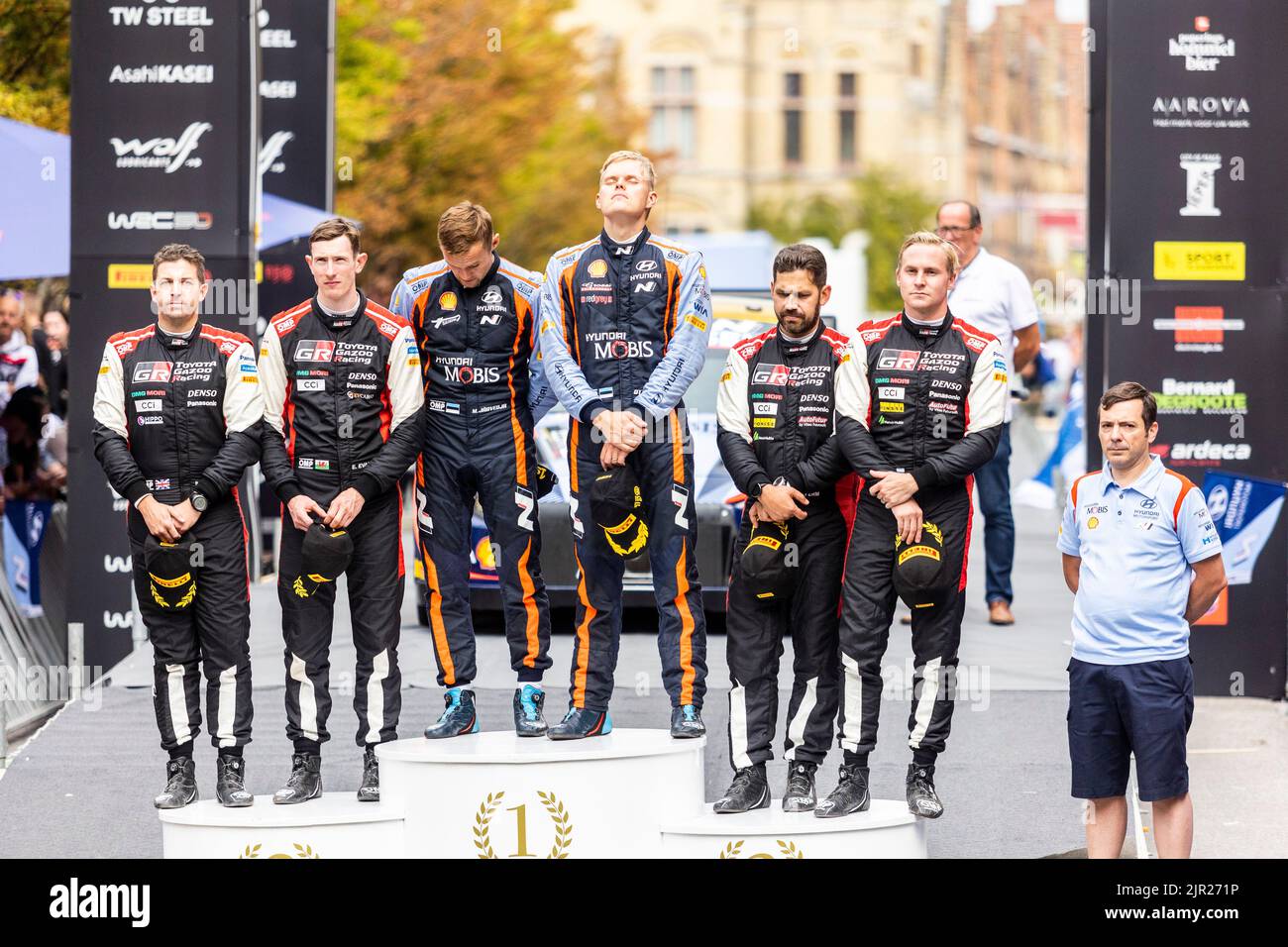 Ypres, Belgium - 21/08/2022, TANAK Ott (est), Hyundai Shell Mobis World ...