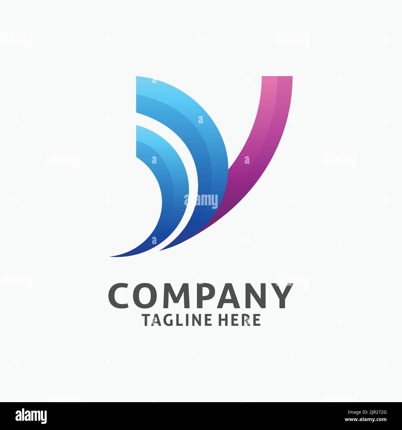 Y colors logo Cut Out Stock Images & Pictures - Alamy