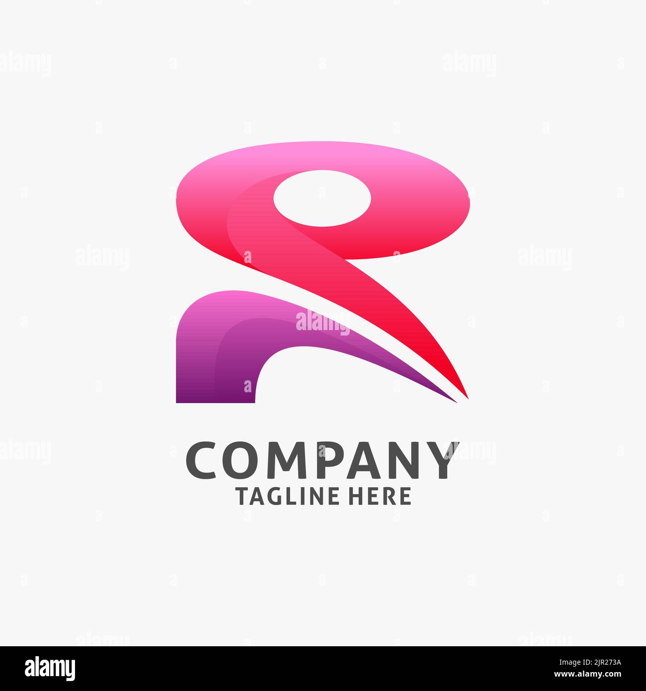 Letter R abstract logo design Stock Vector Image & Art - Alamy