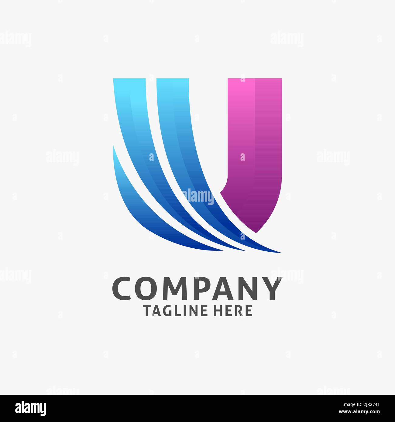 Awesome u logo hi-res stock photography and images - Alamy