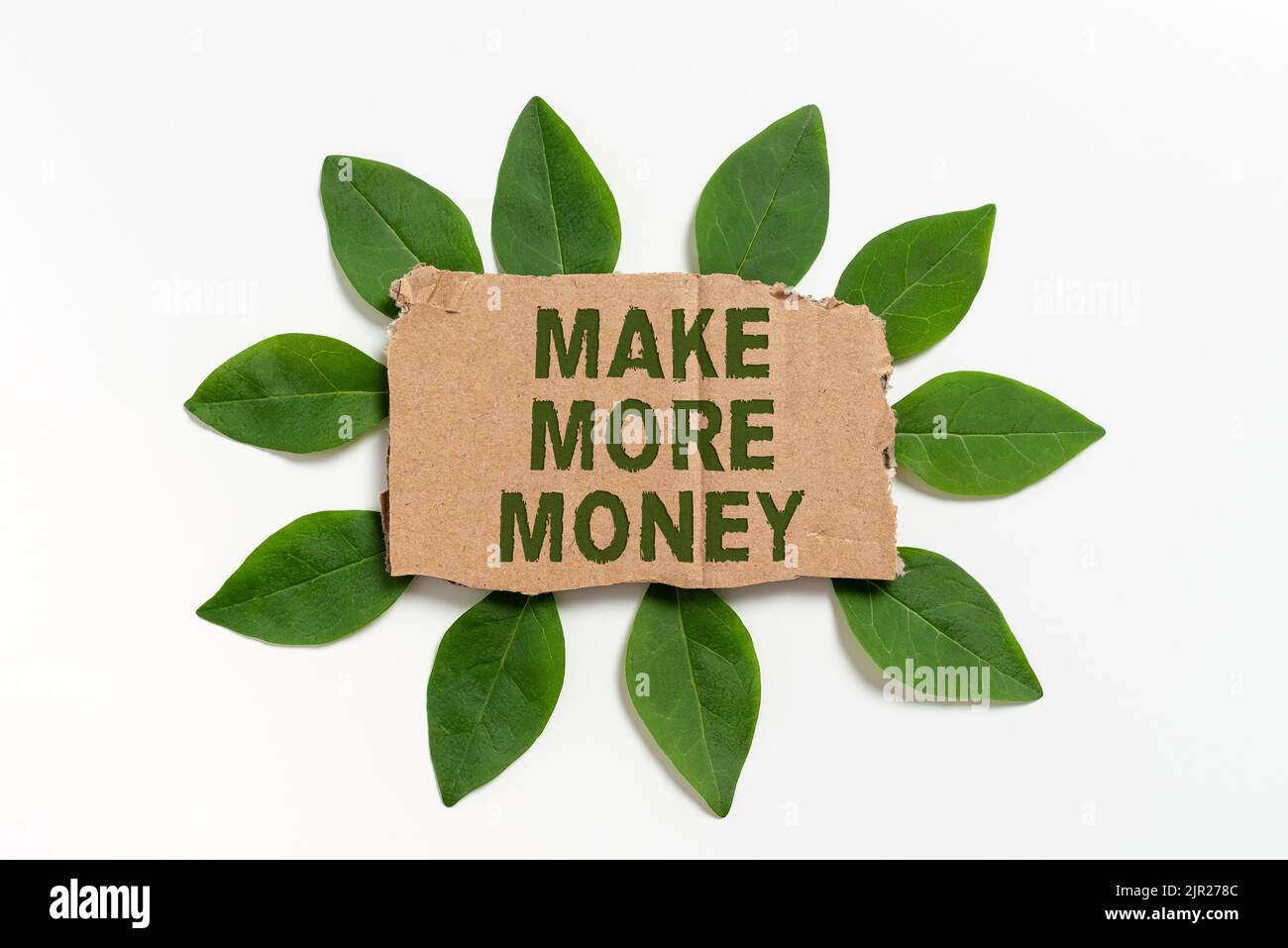 Text sign showing Make More Money. Conceptual photo Increase your ... Text sign showing Make More Money. Conceptual photo Increase your ...