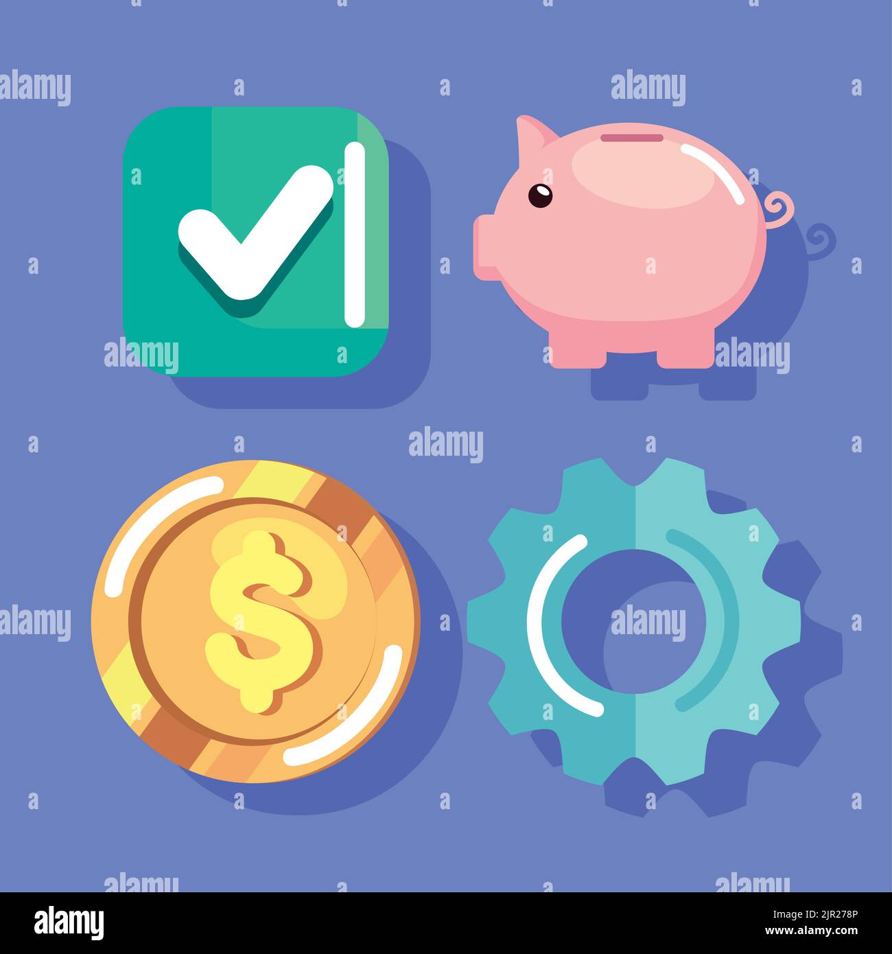 four accounting and auditing icons Stock Vector Image & Art - Alamy