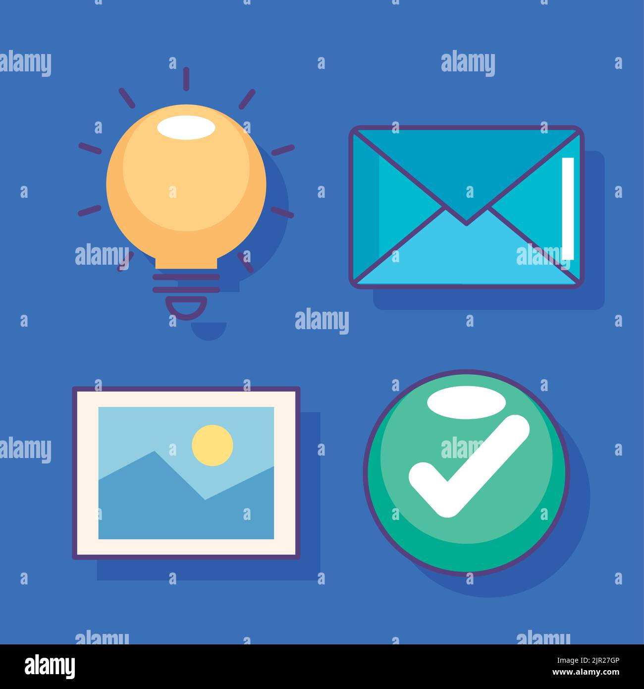 four research development icons Stock Vector Image & Art - Alamy