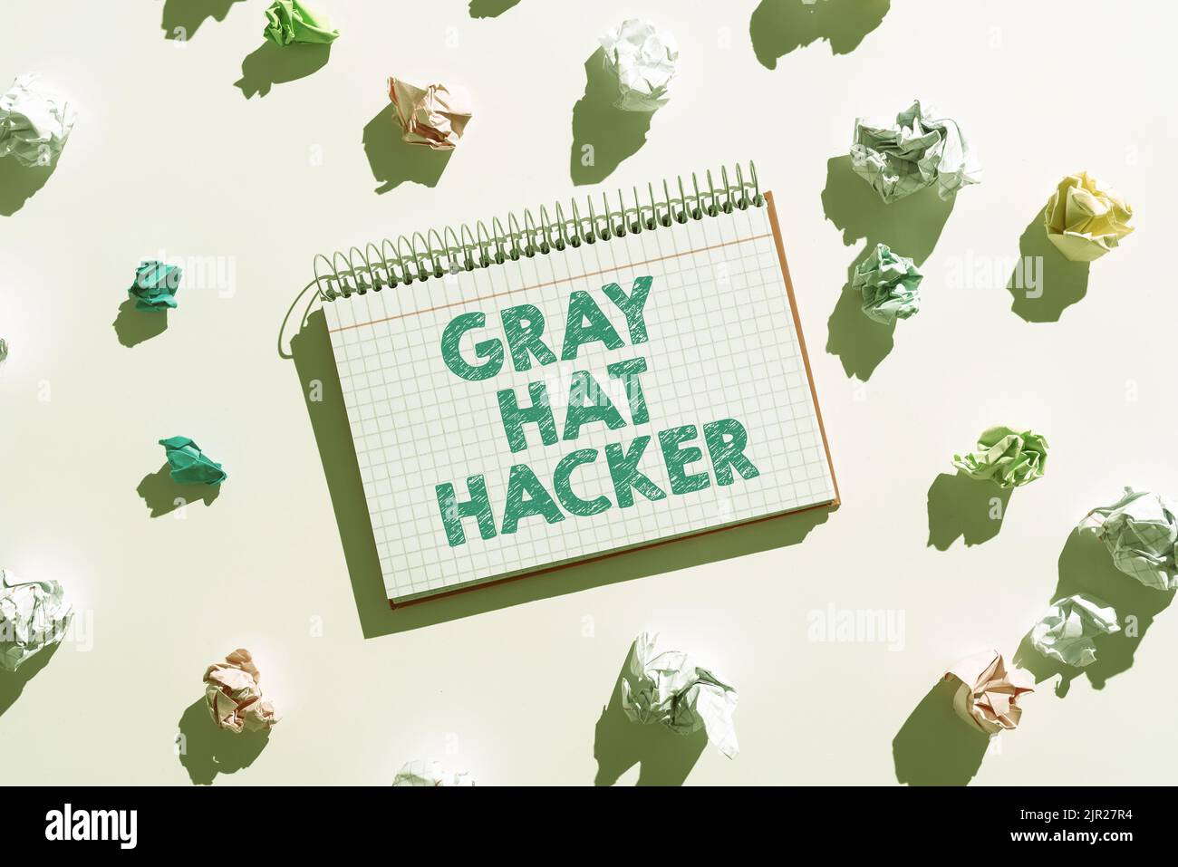 Sign displaying Gray Hat Hacker. Business concept Computer security ...