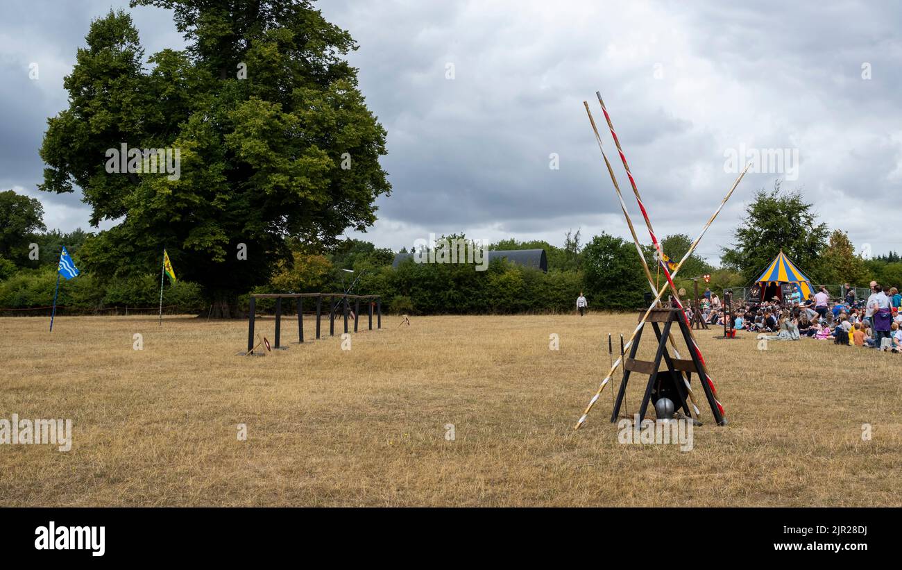 Chalfont, UK. 21 August 2022. General view, including the 'tilt', the ...