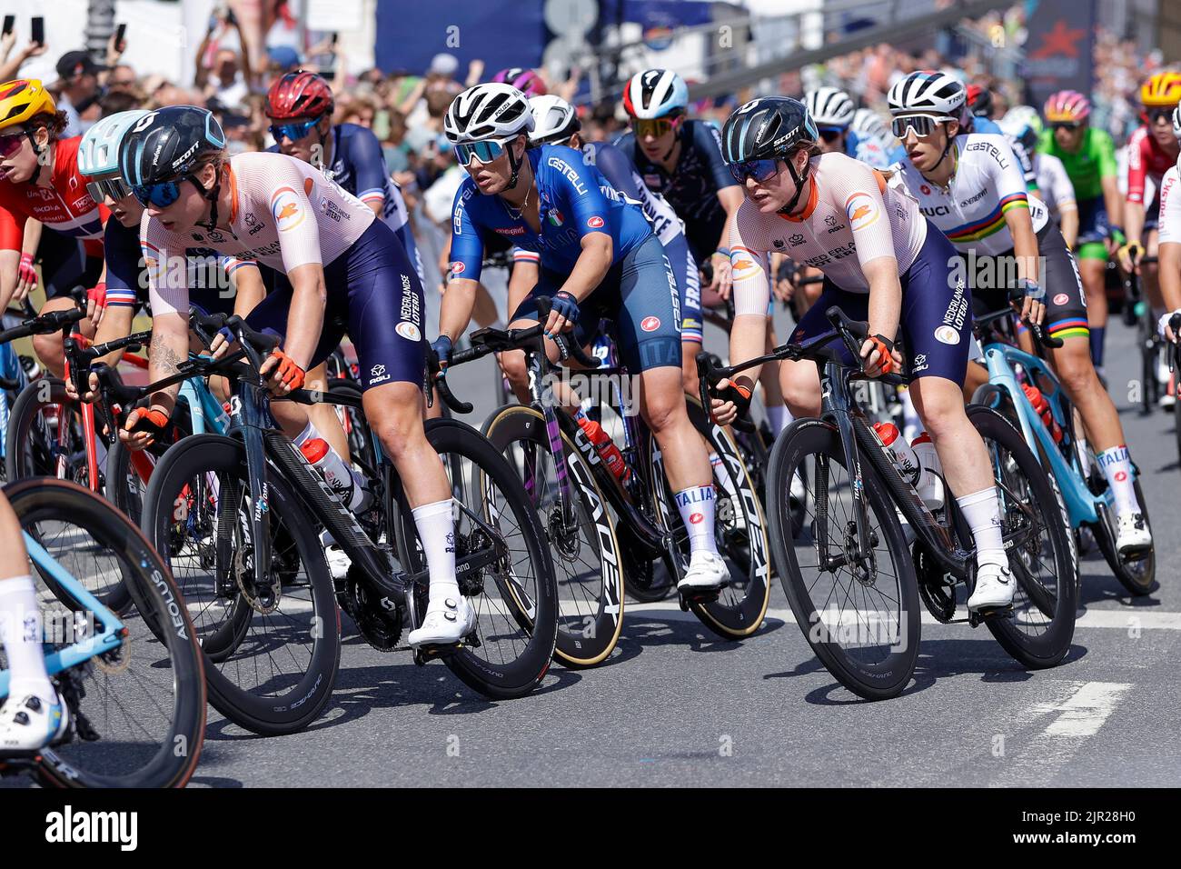 MUNICH, GERMANY - AUGUST 21: Lorena Wiebes of The Netherlands ...