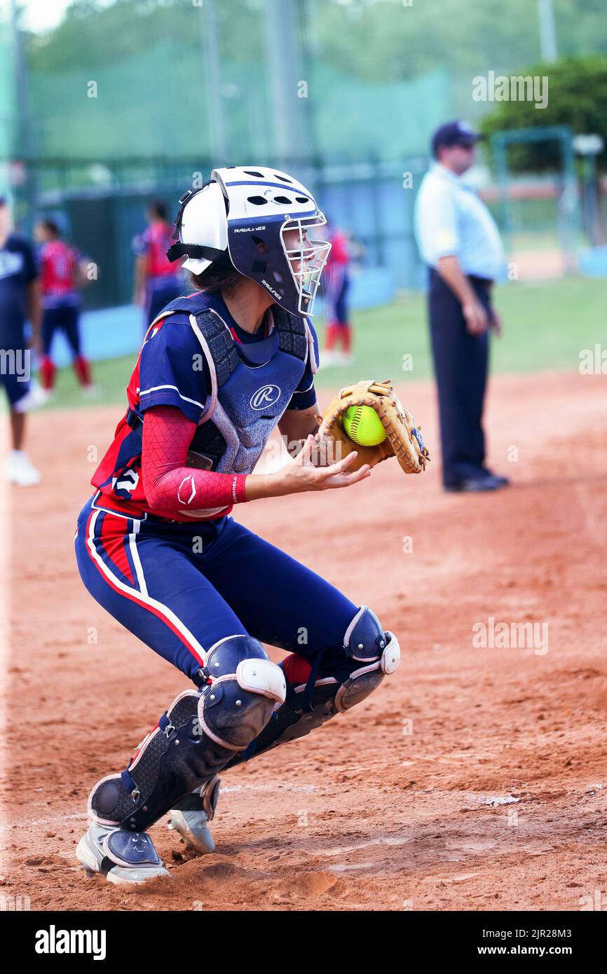 Bollate, Italy. 20th Aug, 2022. CECCHETTI Elisa catcher of Bollate (ITA ...