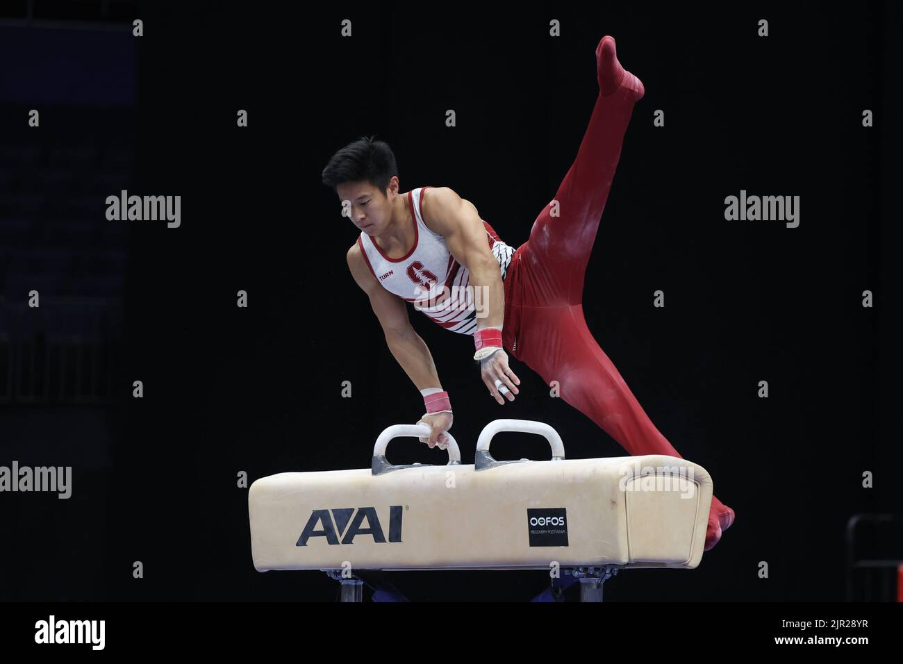 August 20, 2022: Blake Sun (Stanford University) competes during the ...