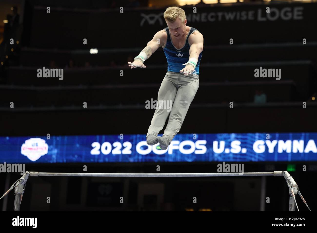 August 20, 2022: Cameron Bock (University of Michigan) competes during ...