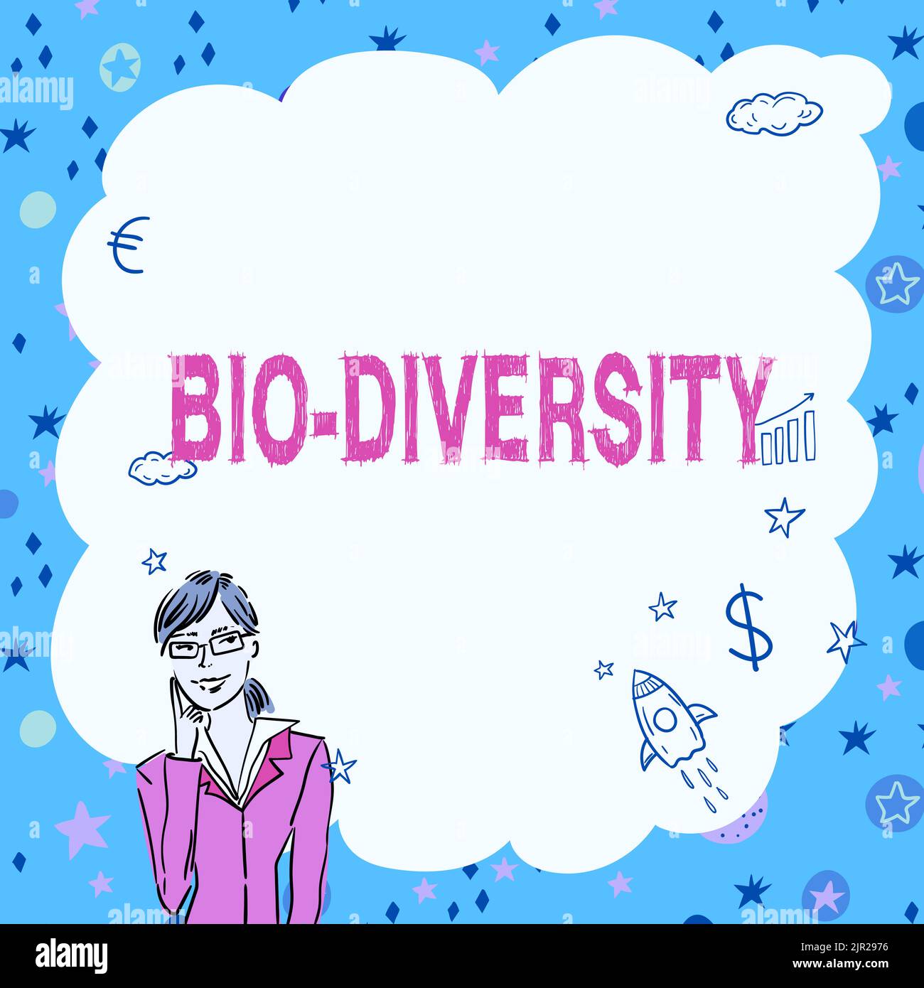 Text showing inspiration Bio Diversity. Business showcase Variety of ...