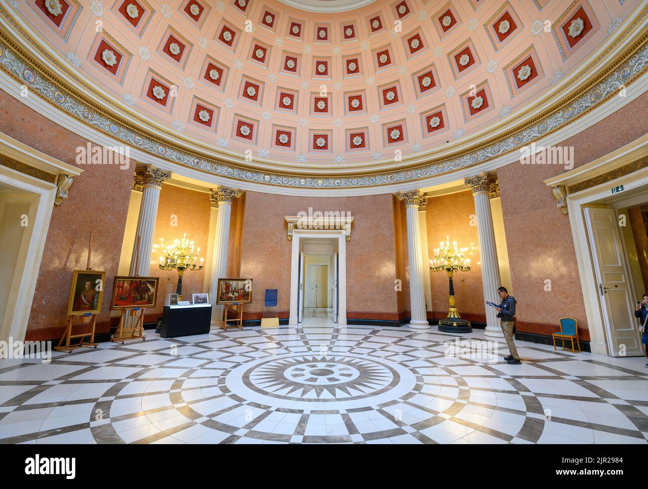 Budapest, Hungary. Artefacts and Interior of Hungarian National Museum ...