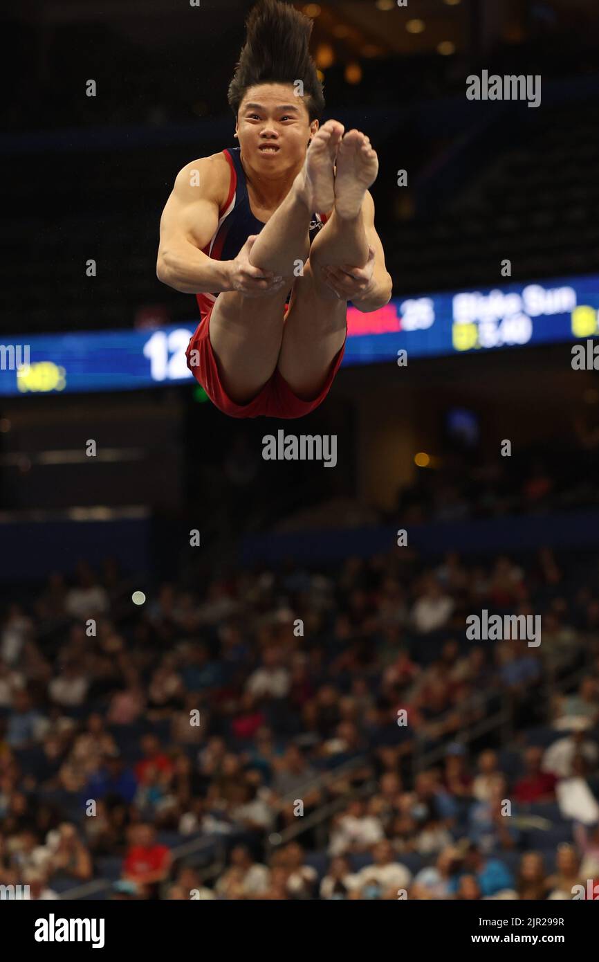 August 20, 2022: Asher Hong (Cypress Academy) competes during the ...