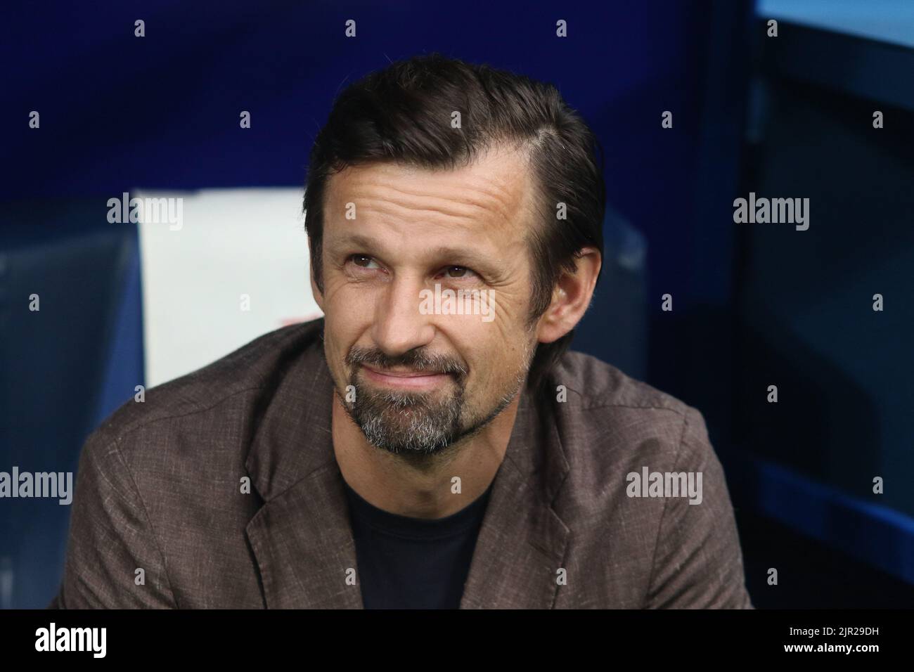 Saint Petersburg, Russia, 21 August 2022: Football. Russian Premier ...