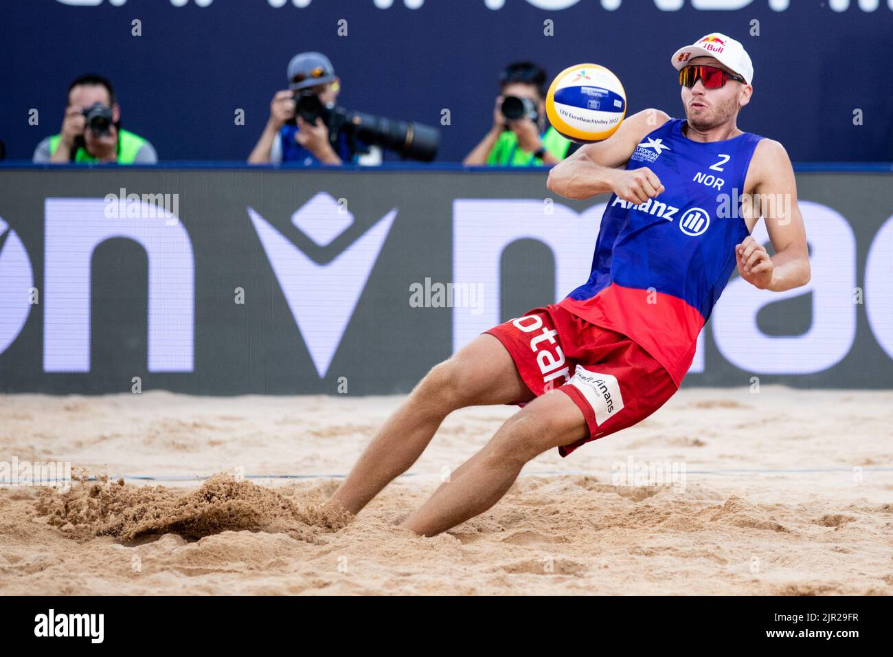 Munich, Bavaria, August 21, 2022, Germany: Mathias Bernsten (2 Norway ...
