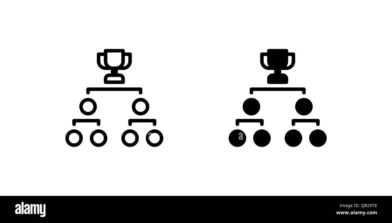 A template of tournament brackets suitable for websites and mobile ...