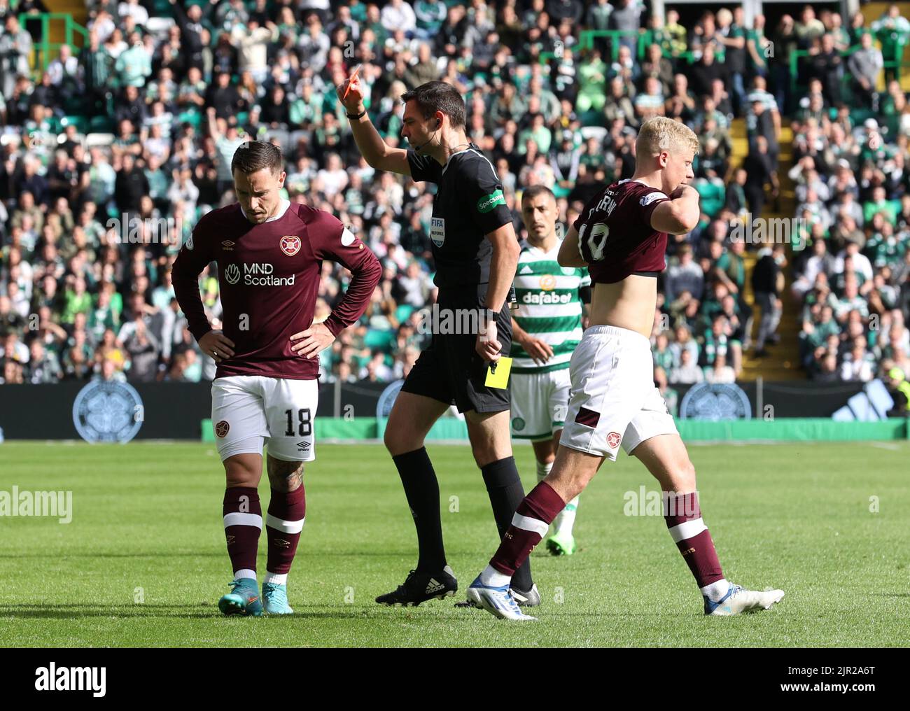 Alex cochrane red card hi-res stock photography and images - Alamy