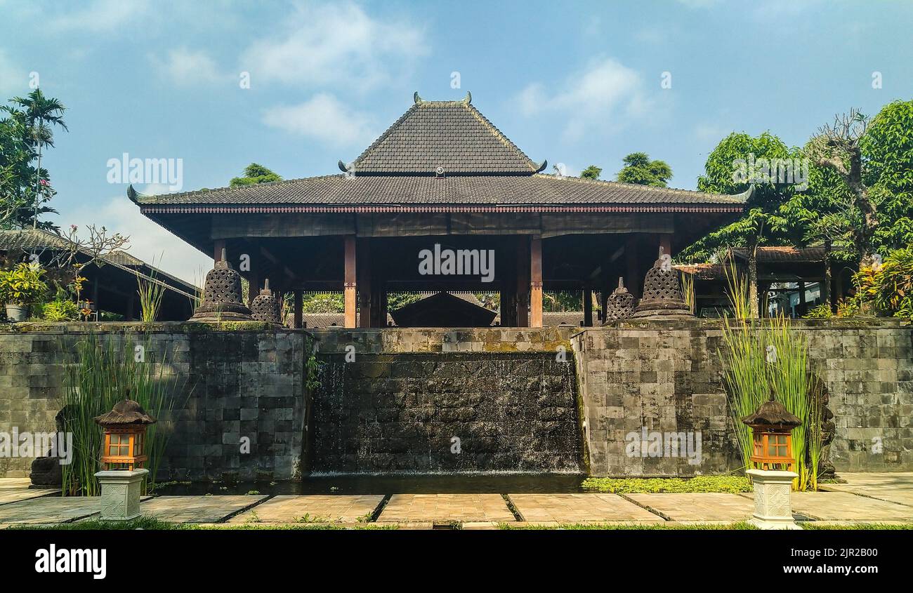A typical house from central java Indonesia Stock Photo - Alamy