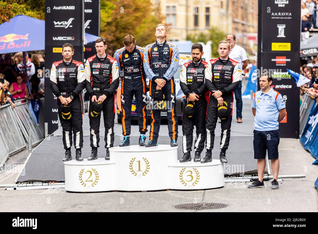 Ypres, Belgium - 21/08/2022, TANAK Ott (est), Hyundai Shell Mobis World ...