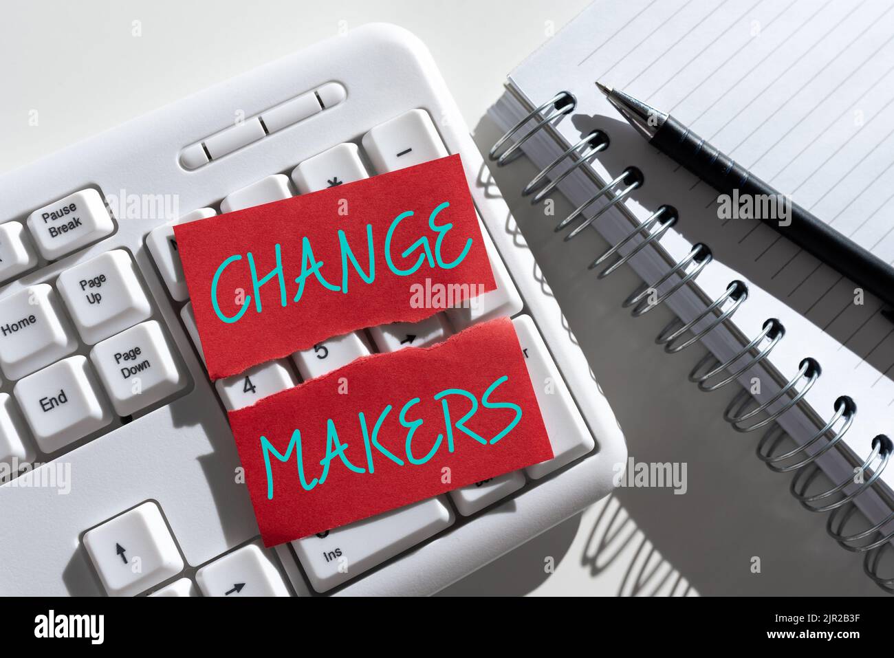 Text caption presenting Change Makers. Internet Concept Young Turk ...