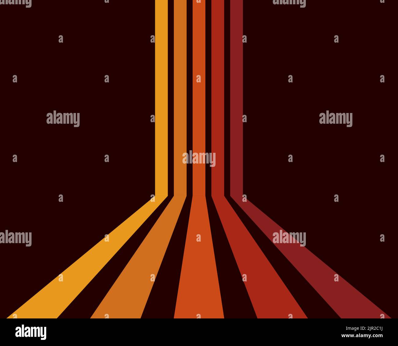 70 s Retro Seamless rainbow stripes. Vector stock illustration Stock ...