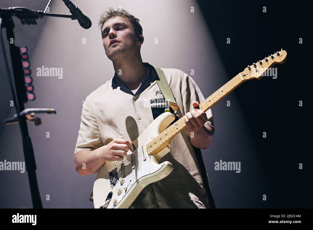 Sam Fender performs at O2 City Hall, Newcastle on 24th May 2022 Stock ...
