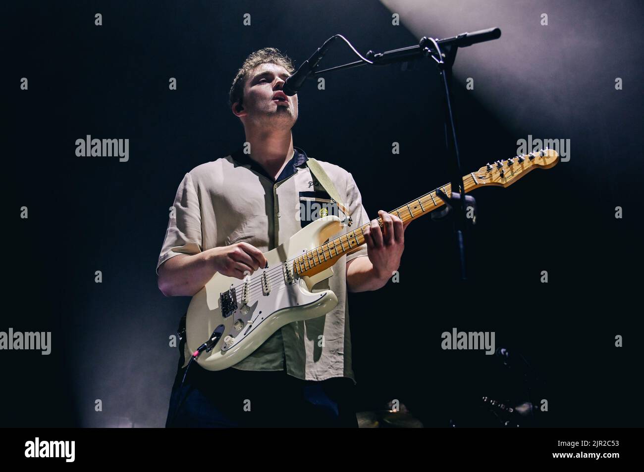 Sam Fender performs at O2 City Hall, Newcastle on 24th May 2022 Stock ...