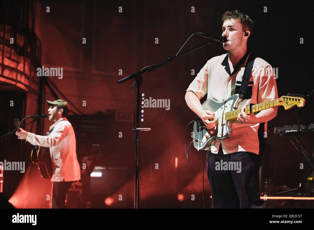 Sam Fender performs at O2 City Hall, Newcastle on 24th May 2022 Stock ...