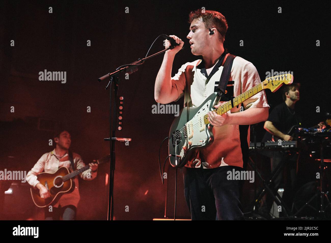 Sam Fender performs at O2 City Hall, Newcastle on 24th May 2022 Stock ...