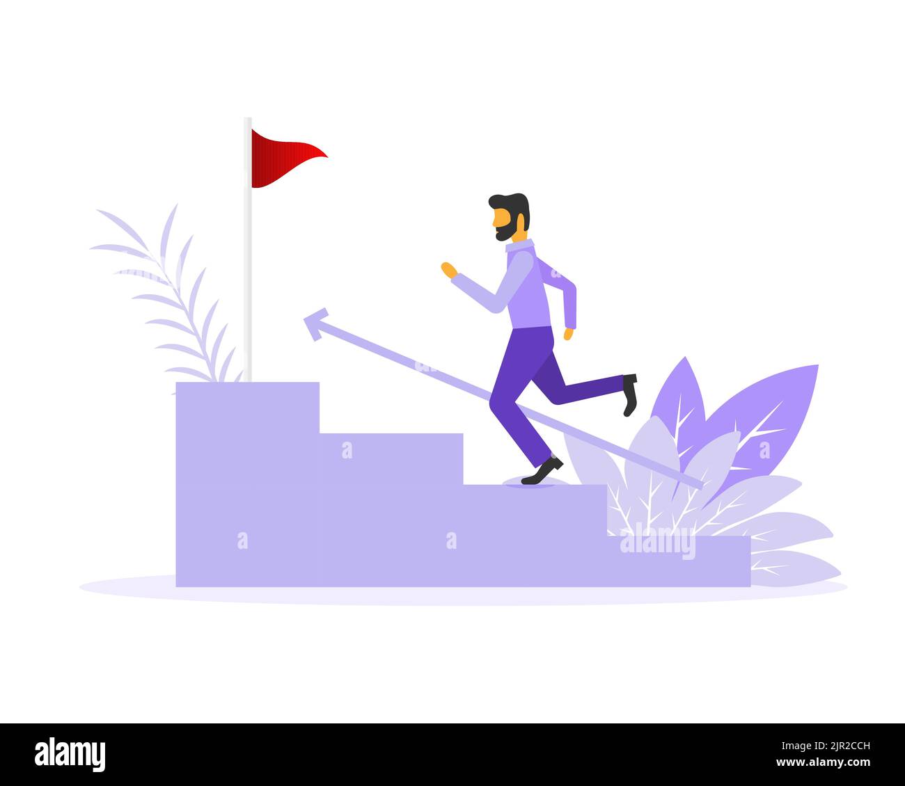 Go forward people. Flat design. Flat icon with go forward people Stock ...