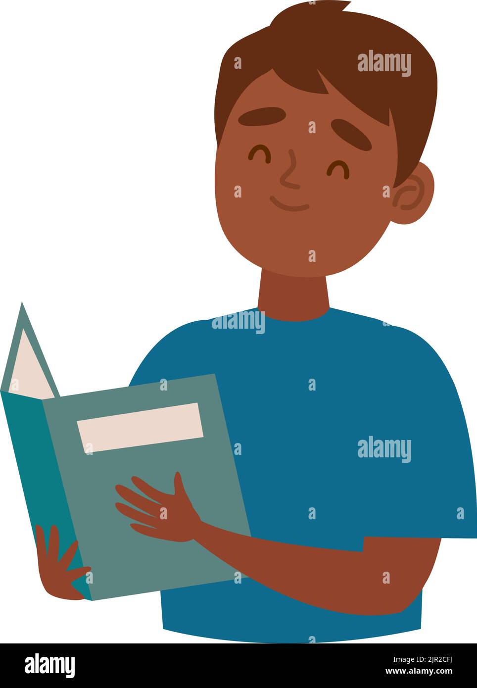 latin boy reading book Stock Vector Image & Art - Alamy