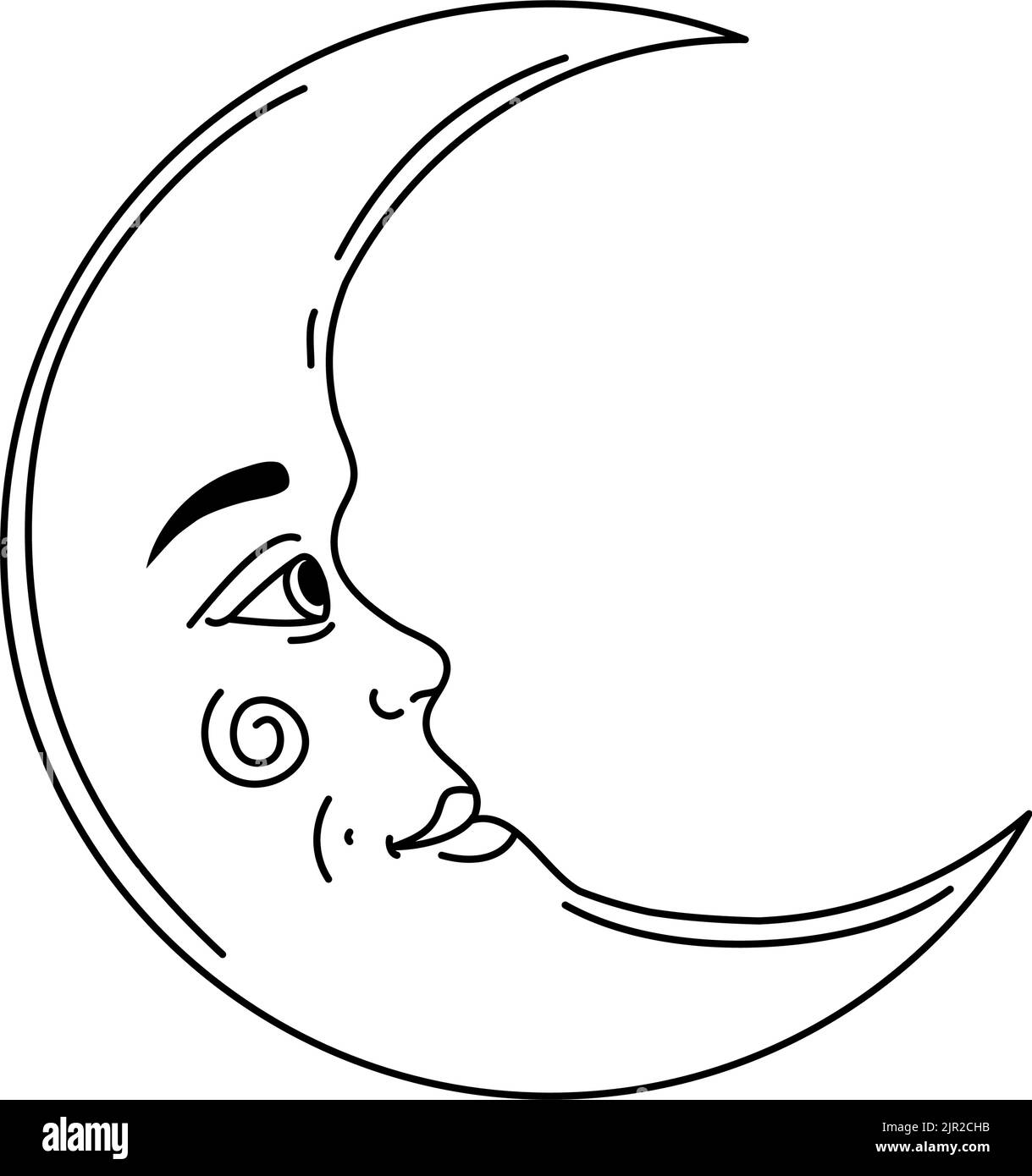 Crescent profile design hi-res stock photography and images - Alamy