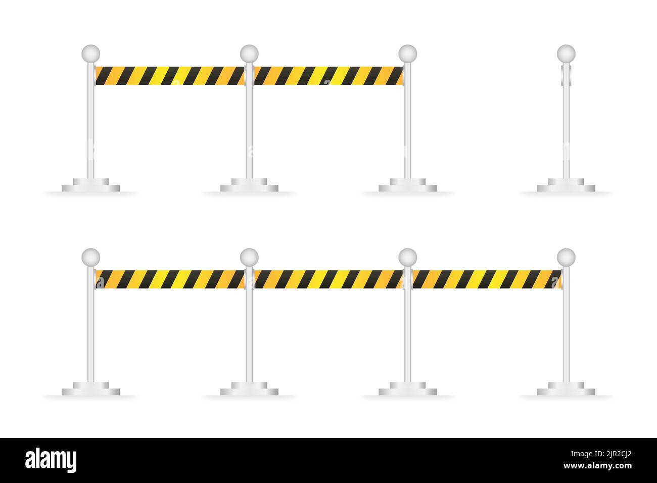 Police line. Attention sign. Police danger caution. Under constructio ...