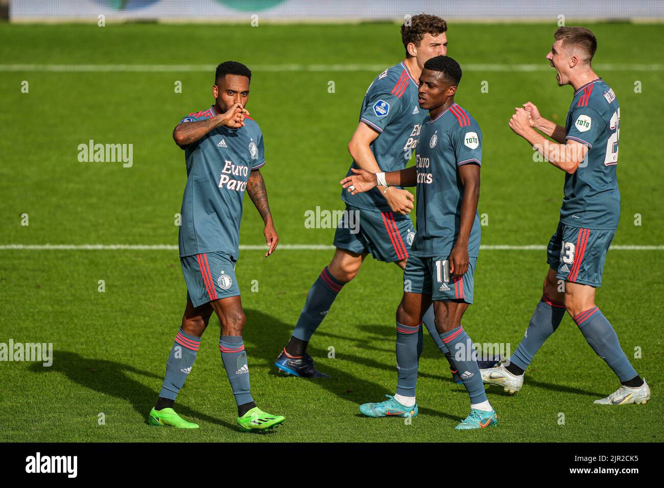 Waalwijk - Danilo Pereira da Silva of Feyenoord celebrates the 0-1 ...