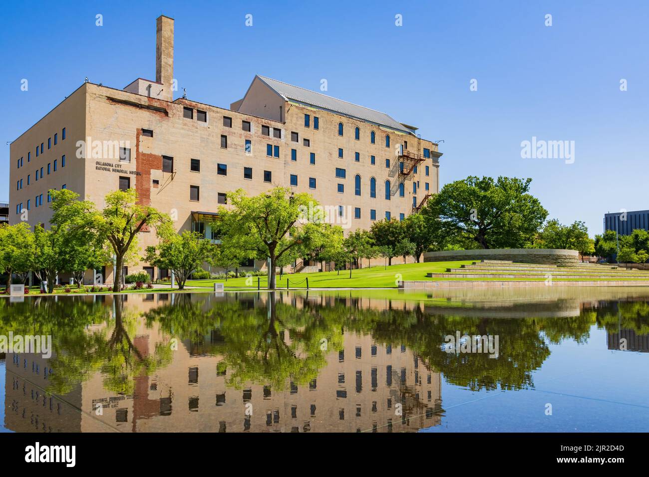 Sunny view of the Oklahoma City National Memorial and Museum at ...